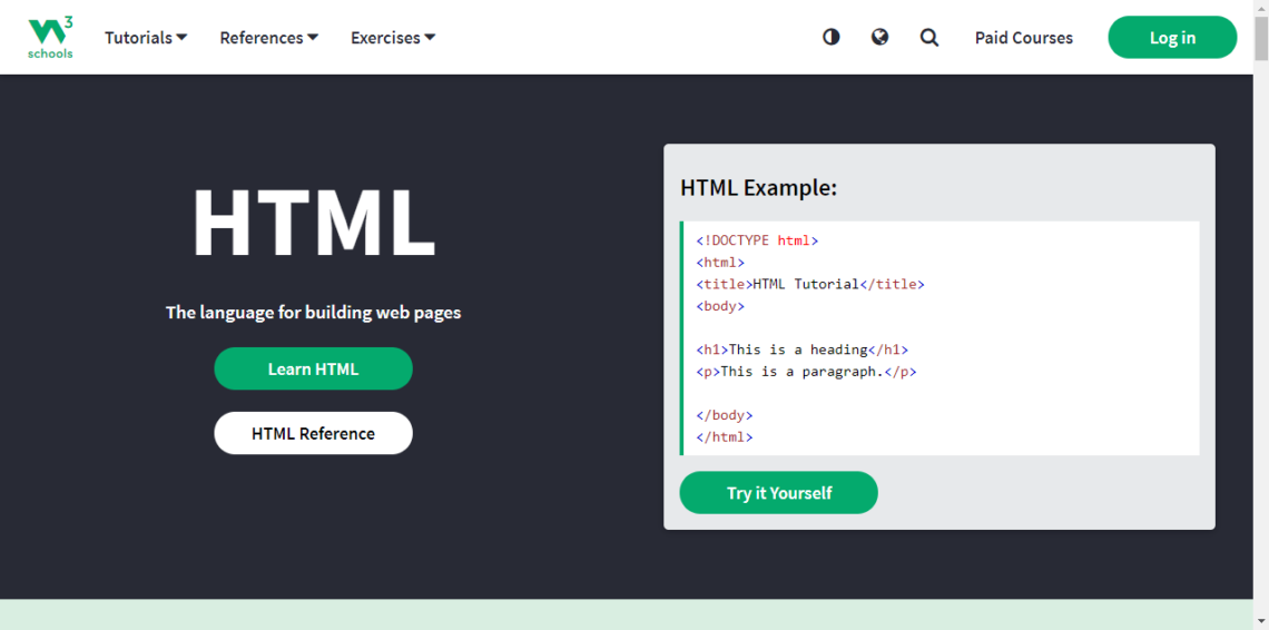 ফ্রি ওয়েব ডিজাইন শেখার ওয়েবসাইট। - Projuktibidda